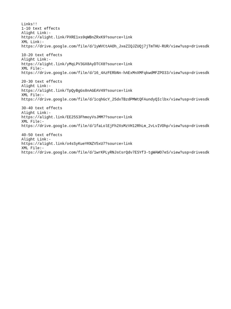 Text Effecr 101 | PDF