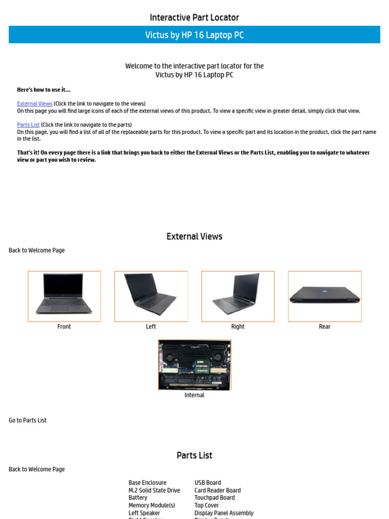 Manual Victus 16 | PDF | Laptop | Usb