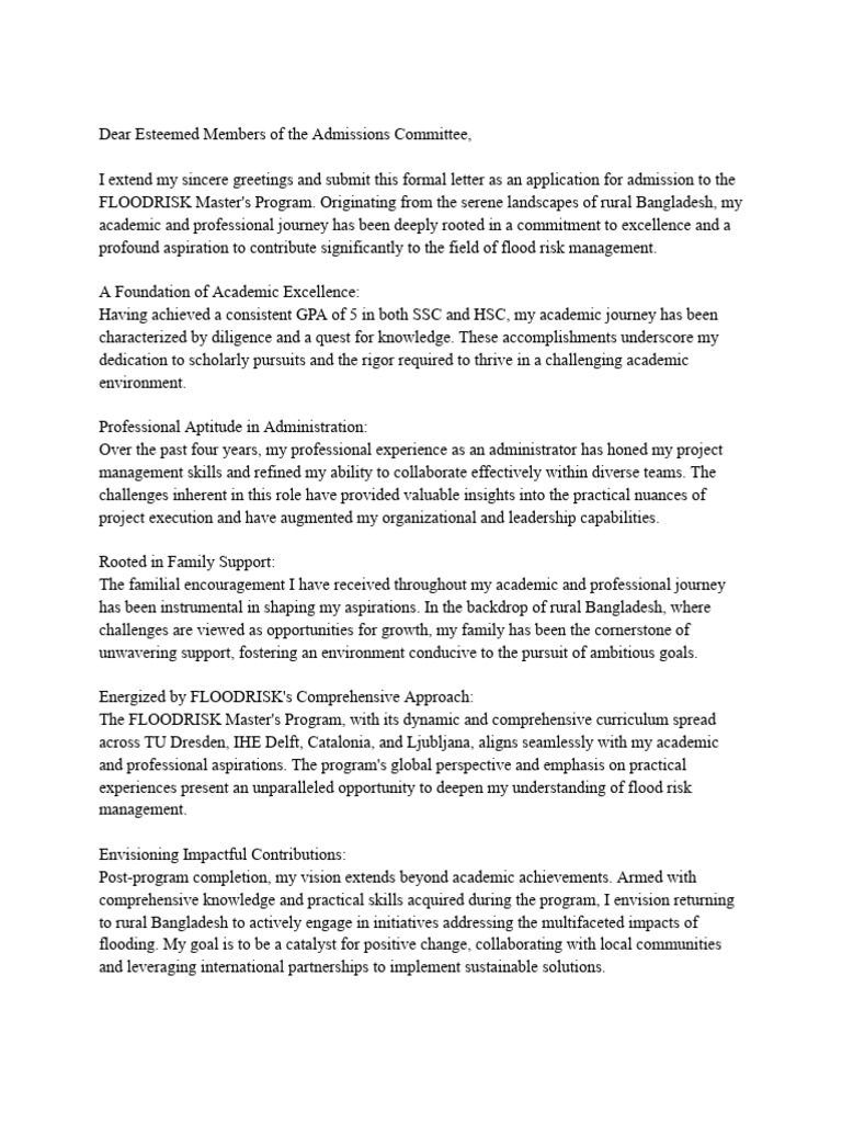 Basic SOP Sample Templete | PDF