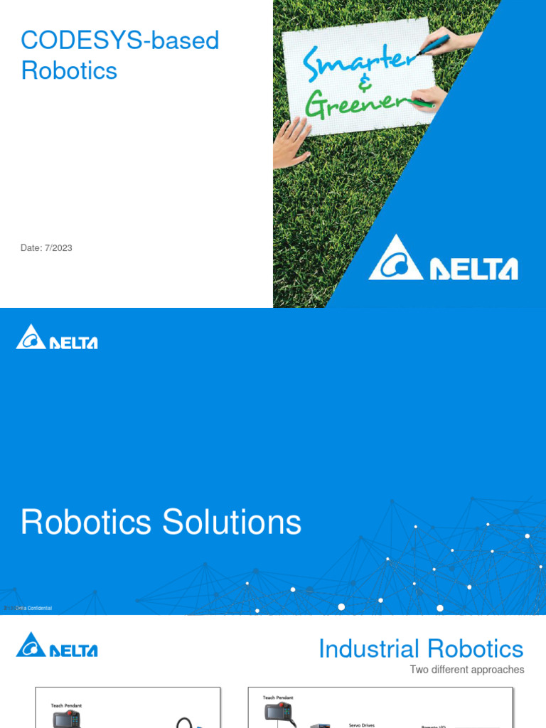 Delta CODESYS-based Robotics 20230704 | PDF | Programmable Logic Controller | Robotics