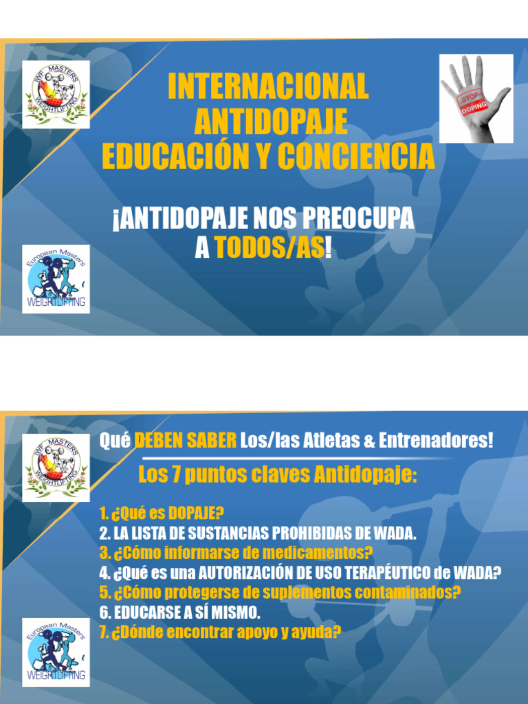 Guía Antidopaje para Atletas y Entrenadores | PDF | Dopaje en el deporte