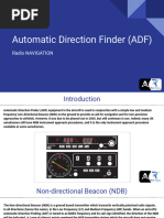 ADF System Overview for Aircraft Navigation | PDF | Antenna (Radio ...