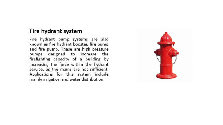 Fire Hydrant System | PDF