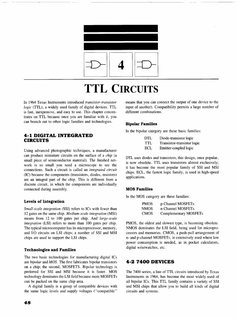 10-16-23 TTL Circuits | PDF