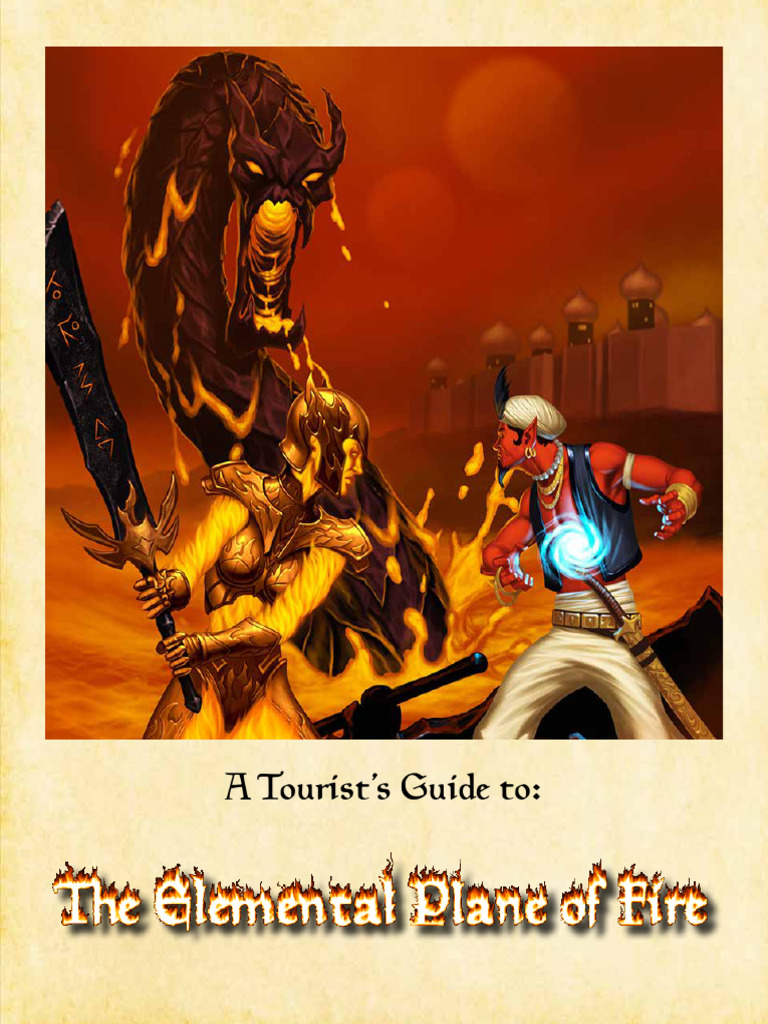 A Tourist's Guide To The Elemental Plane of Fire | PDF | Fires | Volcano