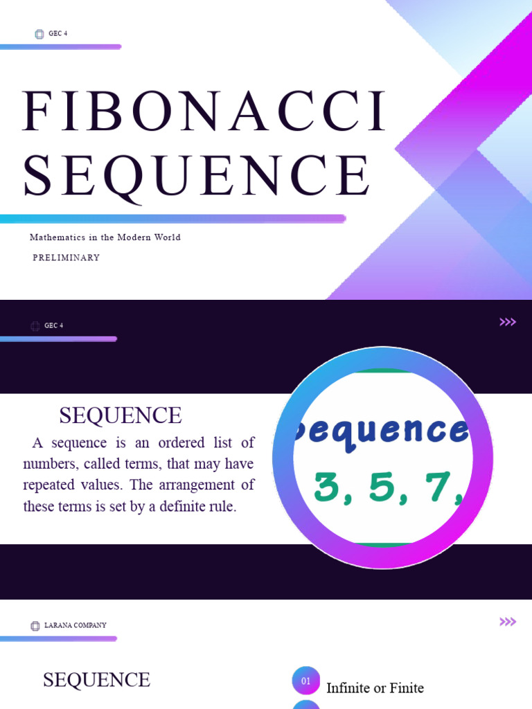 Fibonacci Sequence | PDF | Sequence | Numbers