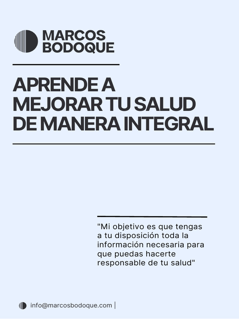 Aprende A Mejorar Tu Salud Integral | PDF | Alimentos | Estrés (biología)