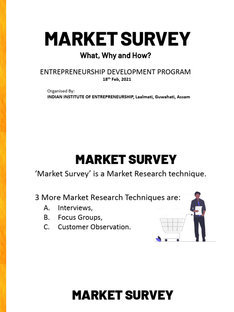 Market-Survey Entrepreneurship | PDF | Survey Methodology | Marketing Research