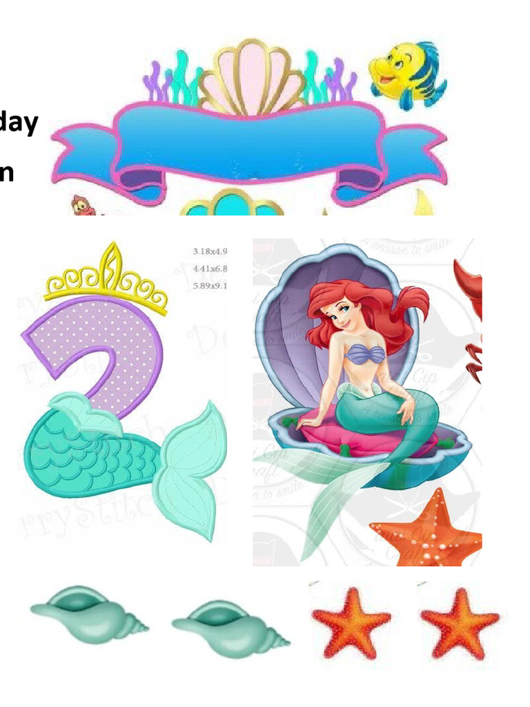 Mermaid Toppers | PDF