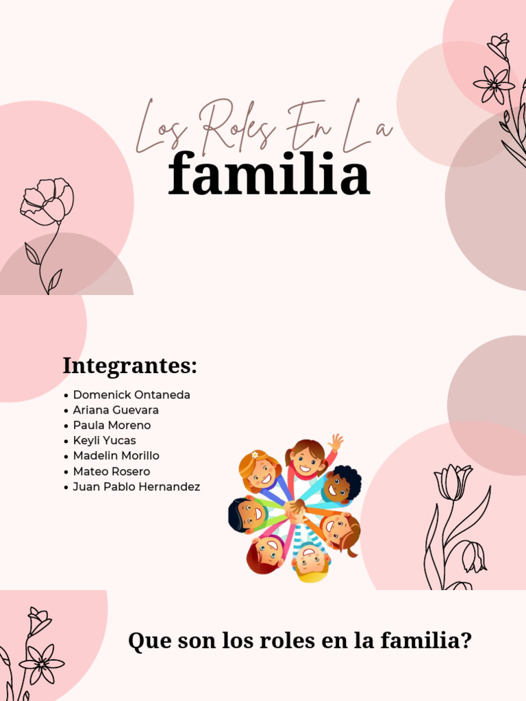Roles de La Familia 1 | PDF | Familia | Sociedad
