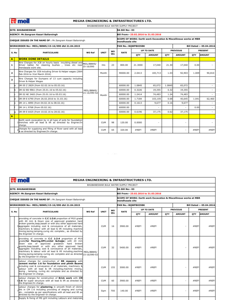 RAB - 1 Ranjit Verma | PDF | Concrete | Cheque