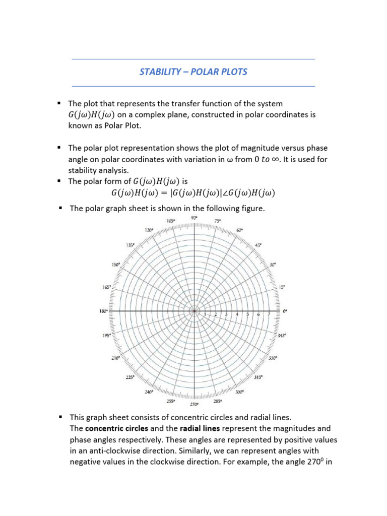23 Stability - Polar - Plots | PDF | Angle | Function (Mathematics)