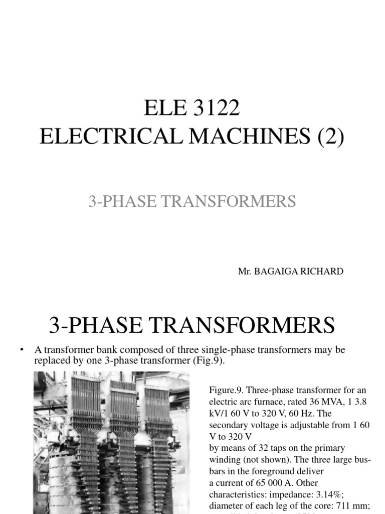 Electrical Machines Lecture 4 | PDF
