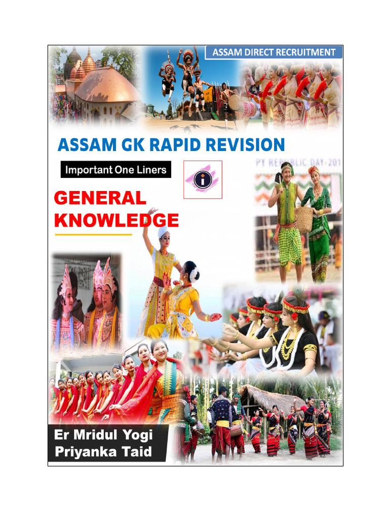 Assam GK Rapid Revision - Study - Insight | PDF | History