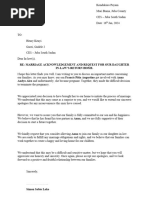 Zamani Lobola Letter | PDF