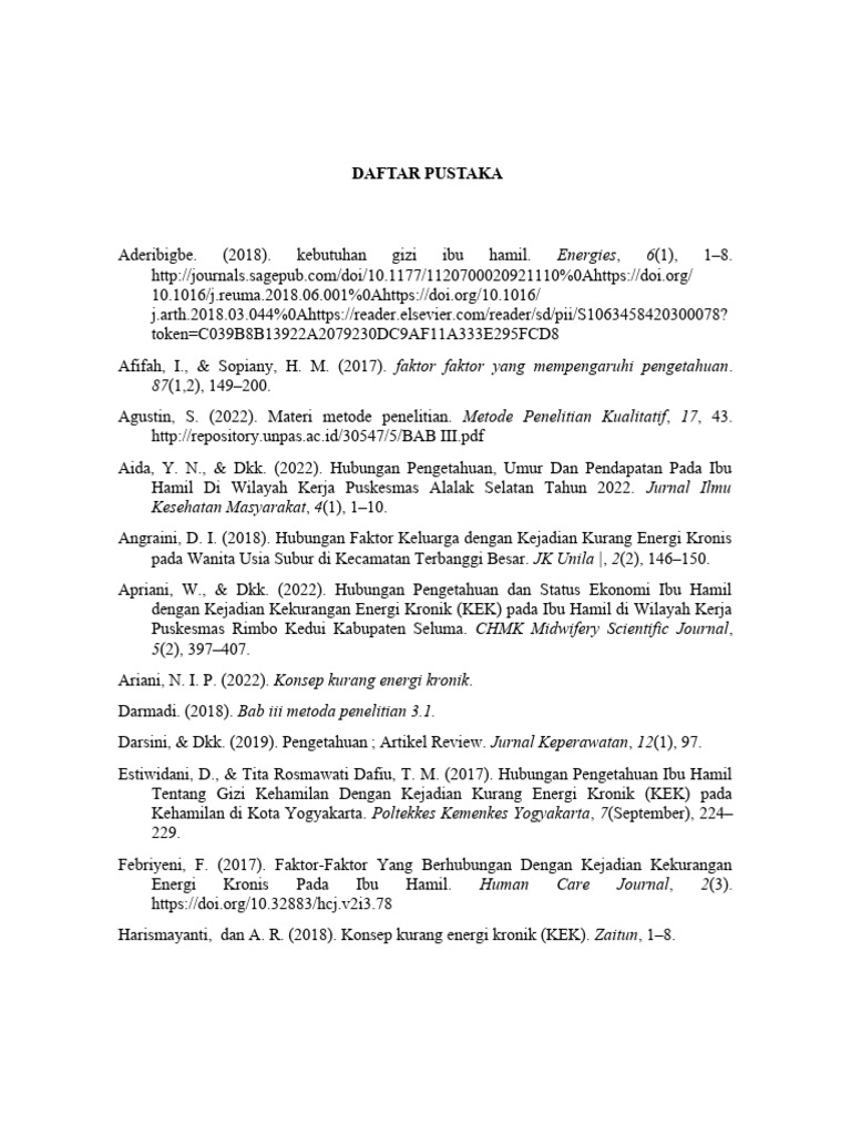 Dapus Proposal | PDF