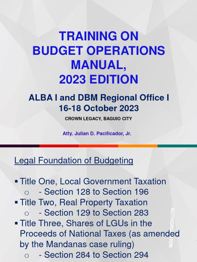 2 - Budget Authorization | PDF | Appropriations Bill (United States ...