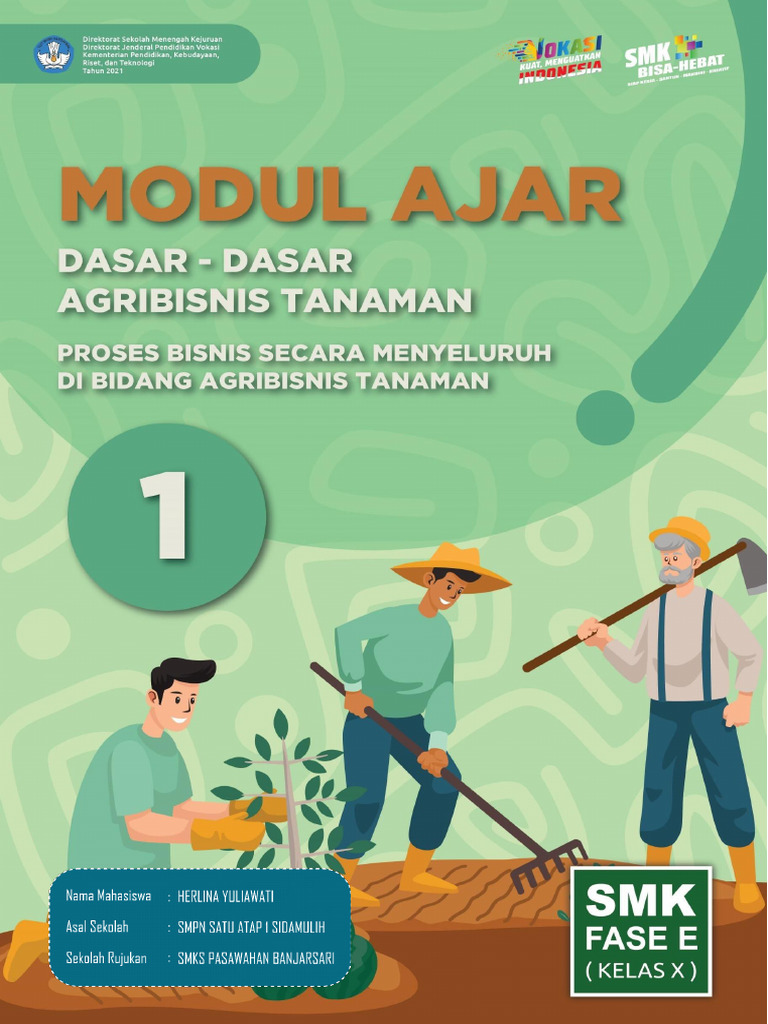 Modul Ajar Proses Bisnis Agribisnis Tanaman | PDF
