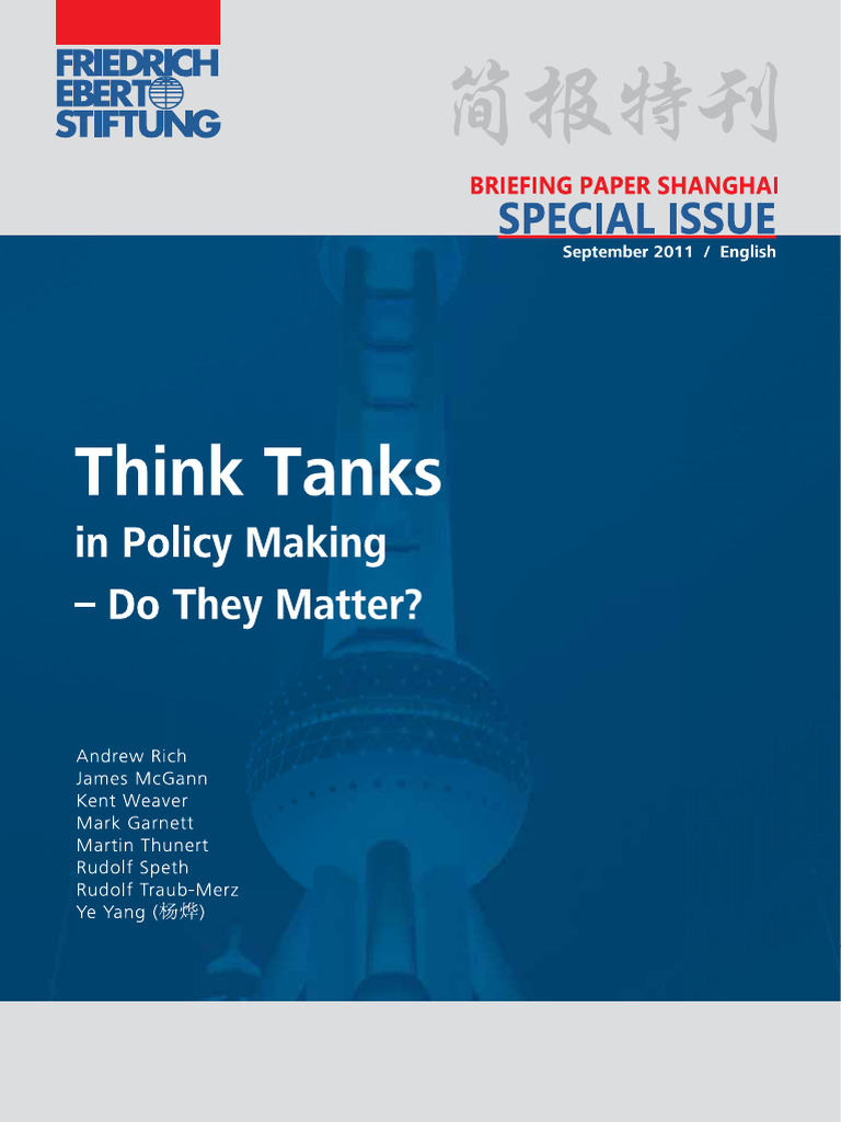 Think Tanks | PDF | Think Tank | Non Governmental Organization