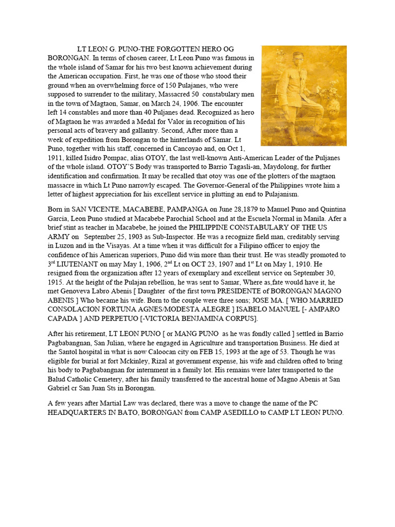 LT Leon G | PDF | Philippines | Military