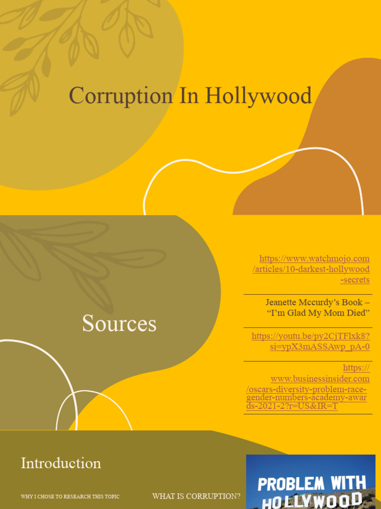 Corruption in Hollywood | PDF | Dorothy Gale