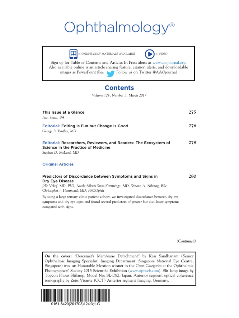 Contents Ophtha | PDF | Ophthalmology | Glaucoma