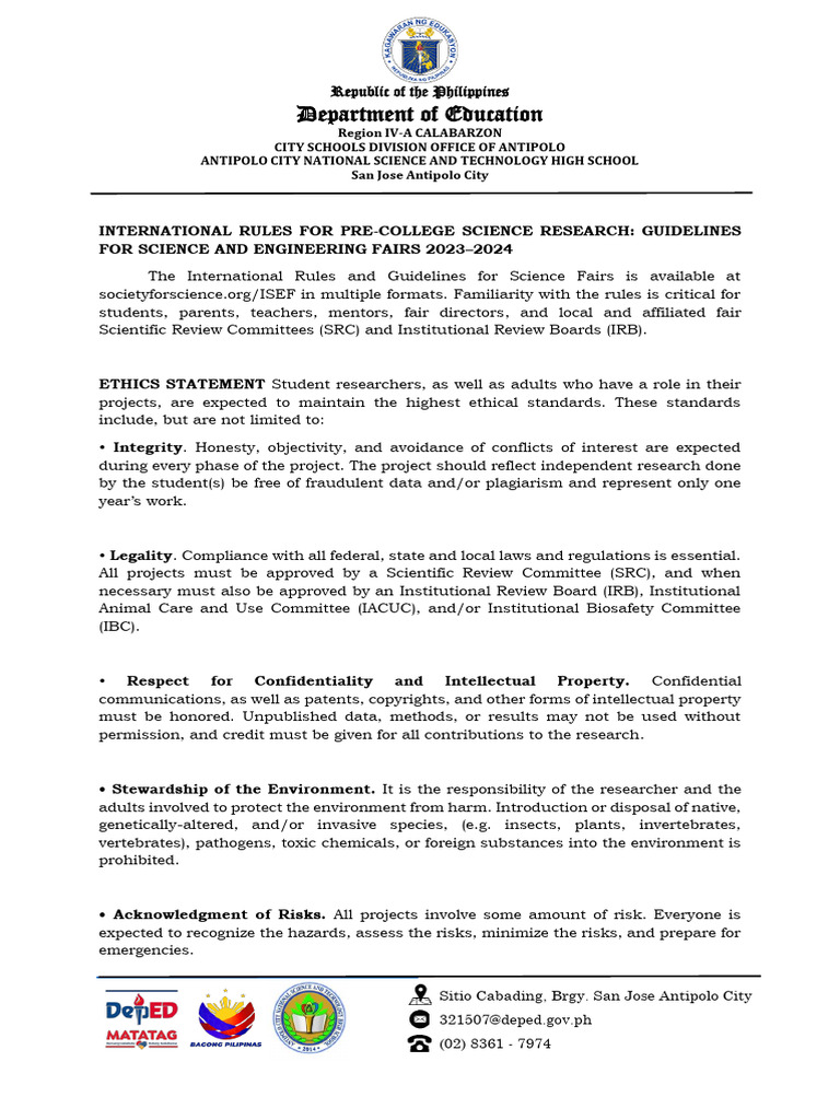 Research Module International Rules and Guidelines | PDF | Institutional Review Board | Informed ...