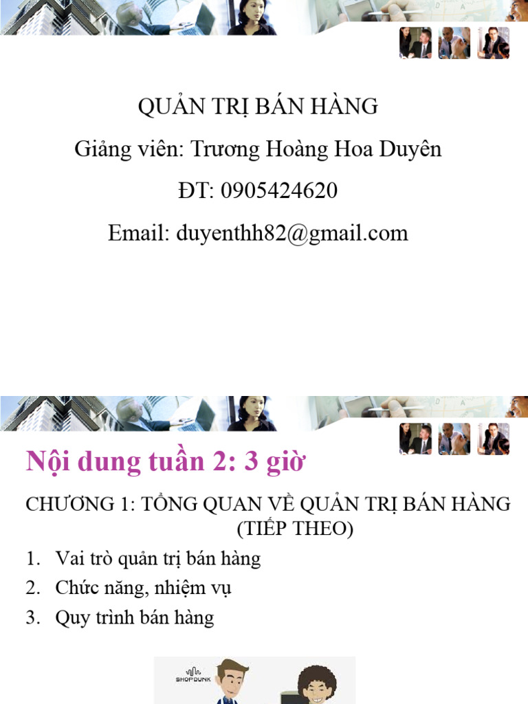 Mkt 402 Quan Tri Ban Hang 2020s Lecture Slides 2 Pdf 