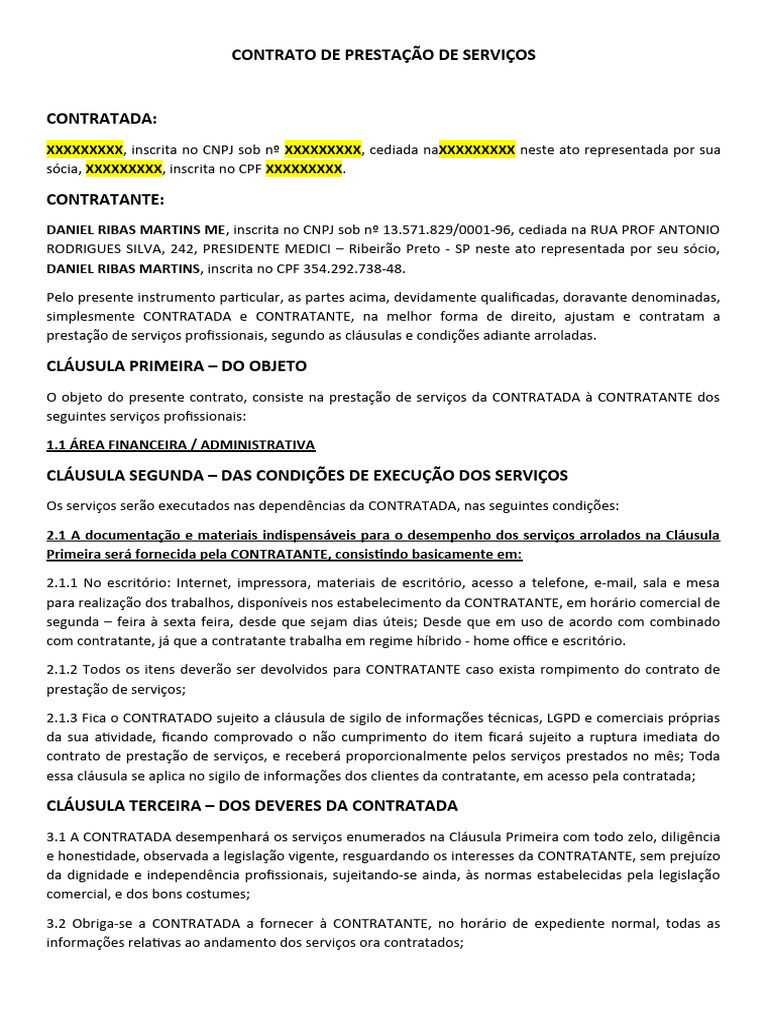 Contrato PJ | PDF | Arbitragem | Consentimento