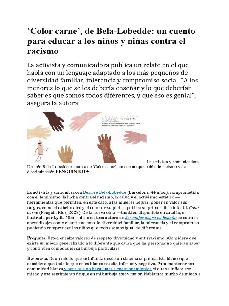 Color Carne de Bela Lobedde | PDF