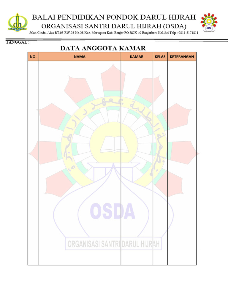 Data Santri Yang Alpha | PDF