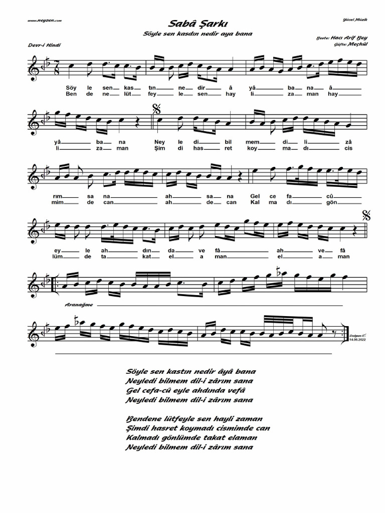 Soyle Sen Kasdin Nedir Aya Bana | PDF