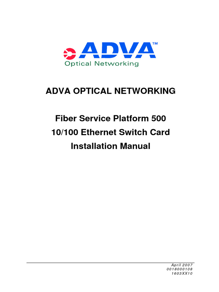 10_100_Ethernet_Switch_Card | PDF | Ethernet | Network Switch
