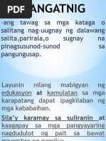 DLP - Filipino 4 - q4 - Week 2 - Panghalip Pamanggit | PDF