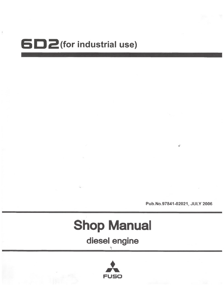 6d24tle2b Service Manual# | PDF