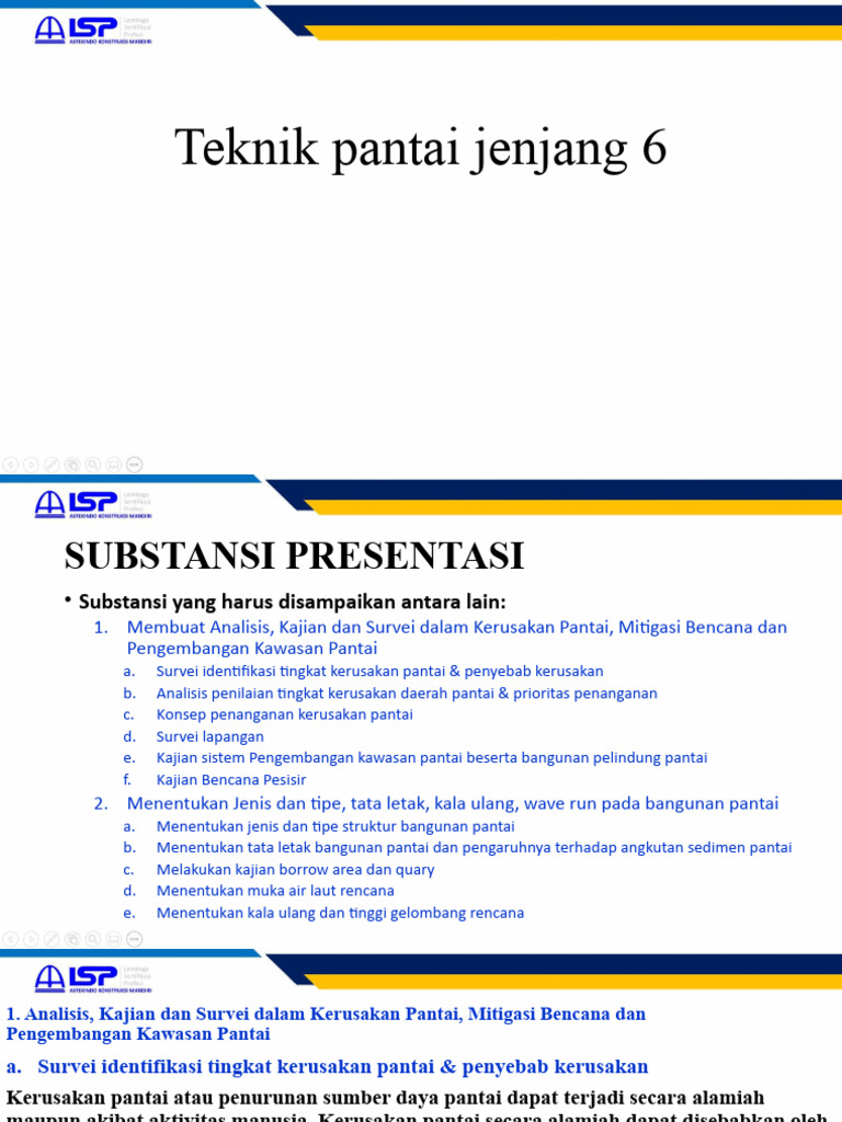 Teknik Pantai Level Level 6 | PDF