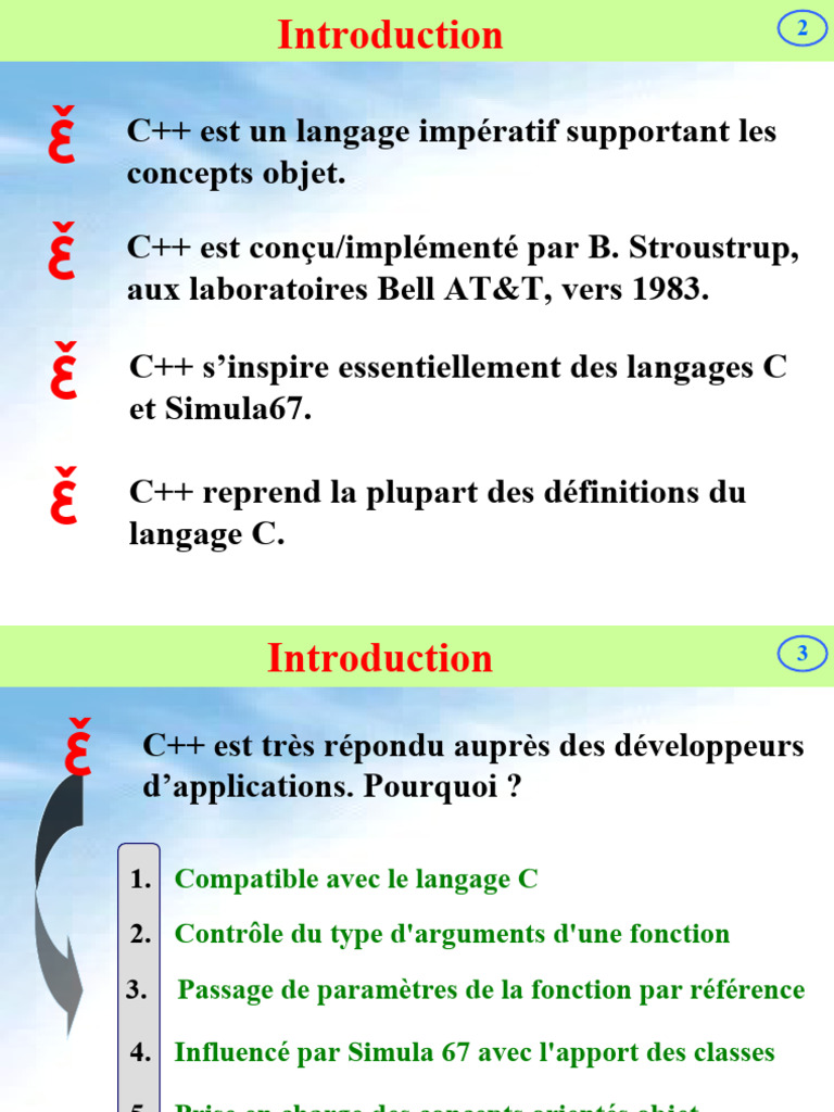 5 - POO en Langage C++ | Télécharger gratuitement PDF | C ++ | C (Langage de programmation)