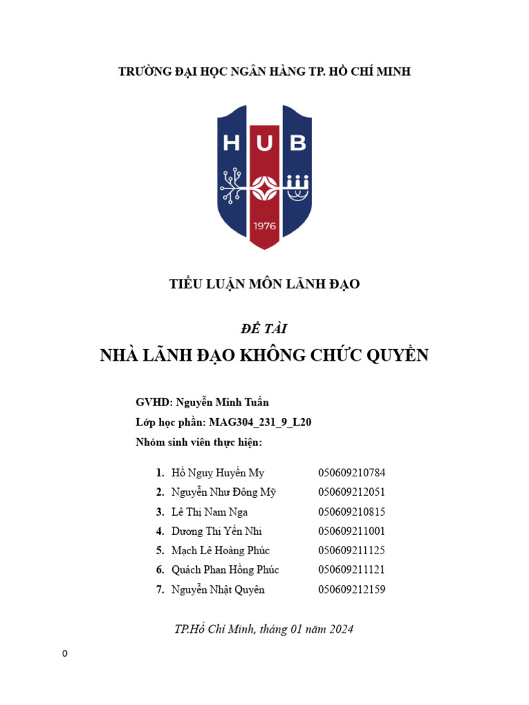 Lãnh Đ o - Nhóm 4 - L20 | PDF