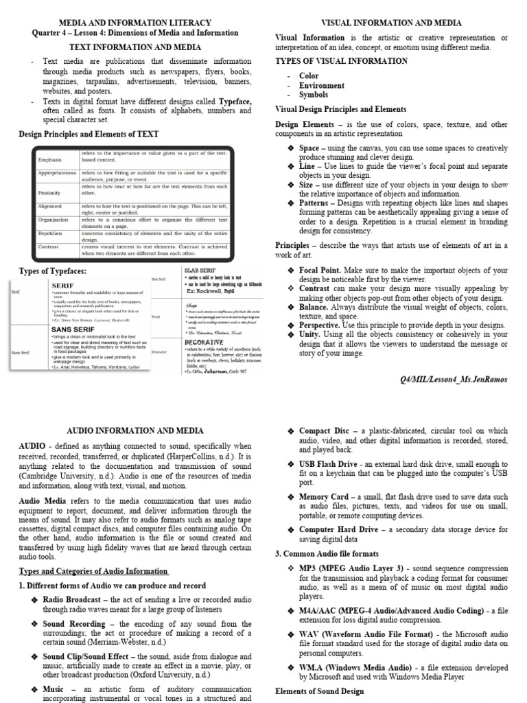 Lesson 4 | PDF | Digital Audio | Usb Flash Drive