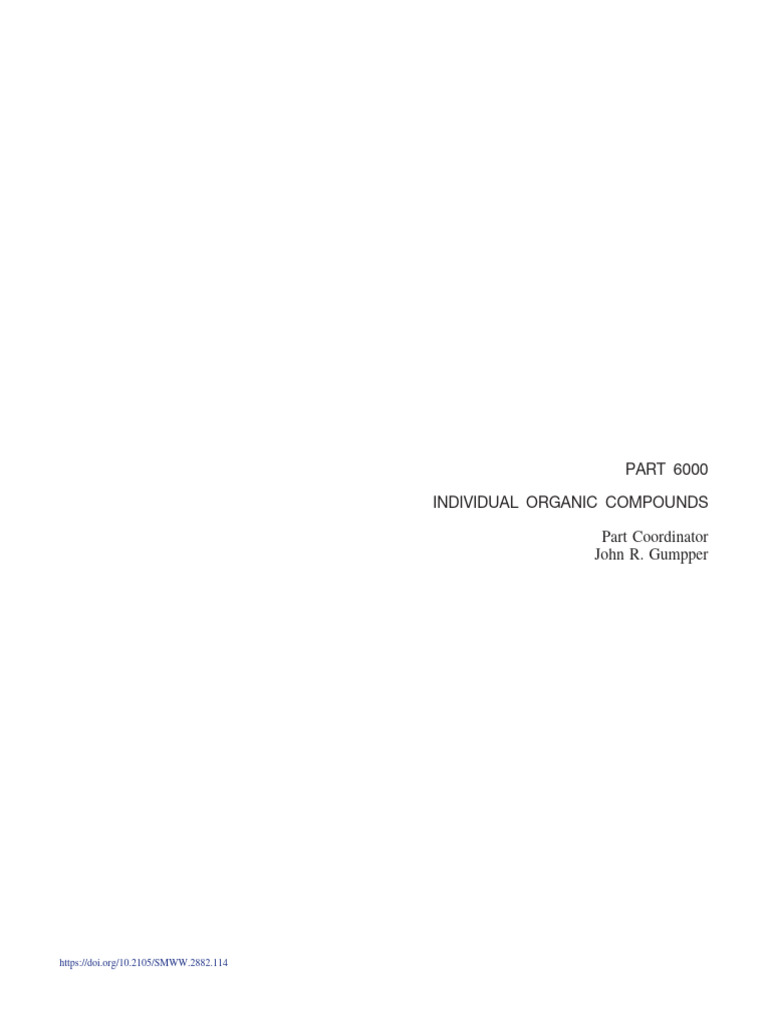 smww.6000 - COMPUESTOS ORGÁNICOS INDIVIDUALES | PDF | Mass Spectrometry ...