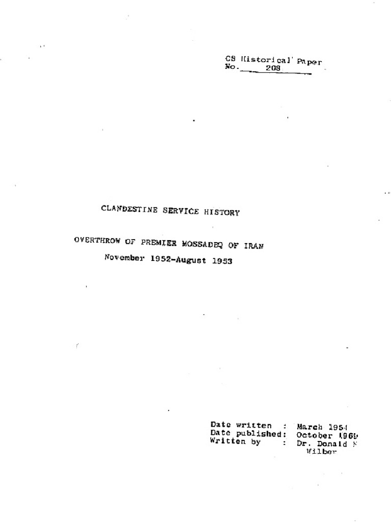 The Inside Story of The CIA's Secret Operation To Overthrow Iran's ...