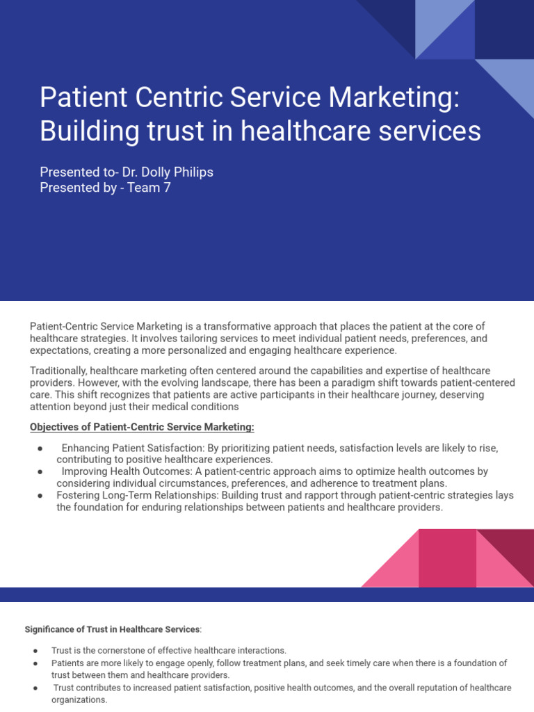 Patient-Centric Marketing Strategies | PDF | Health Care | Patient