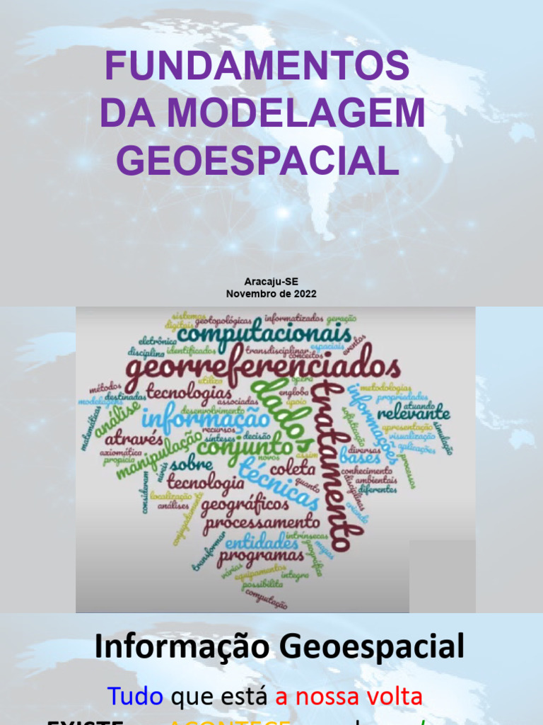 Fundamentos Da Modelagem Geoespacial | PDF | Sistema de informações ...