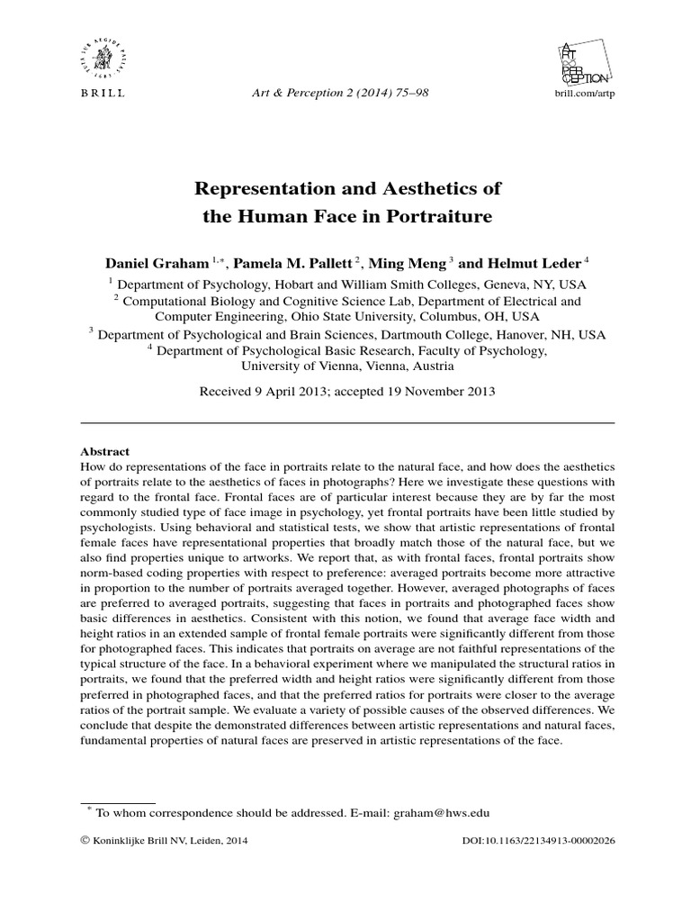 Representation and Aesthetics Of | PDF | Aesthetics | Psychology