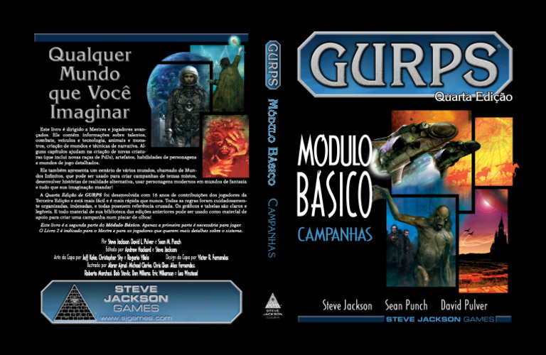 GURPS 4 Edição - Módulo Básico Campanhas (Impressão) (CAPA) | PDF