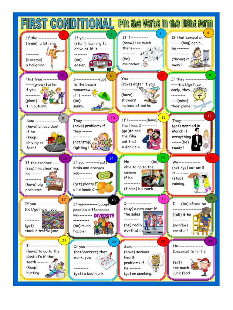 First Conditional (Exercises) | PDF