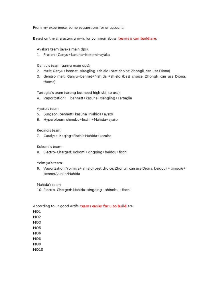 Some Suggestions | PDF