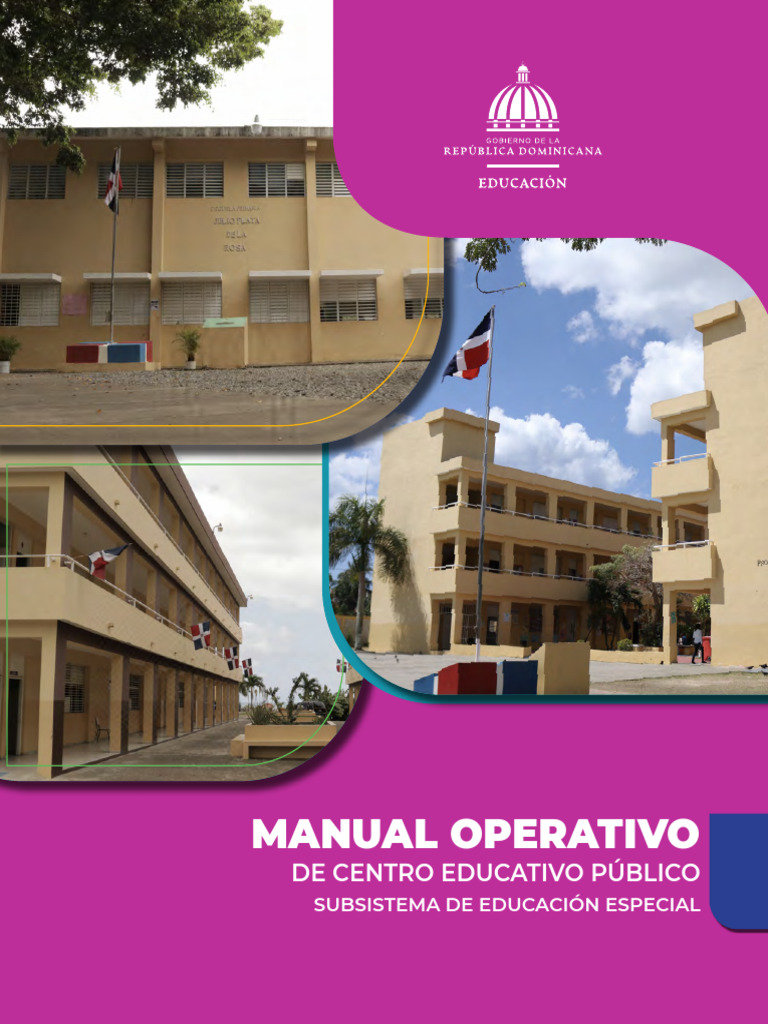 Manual Operativo: de Centro Educativo Público | Descargar gratis PDF | Educación de la primera ...