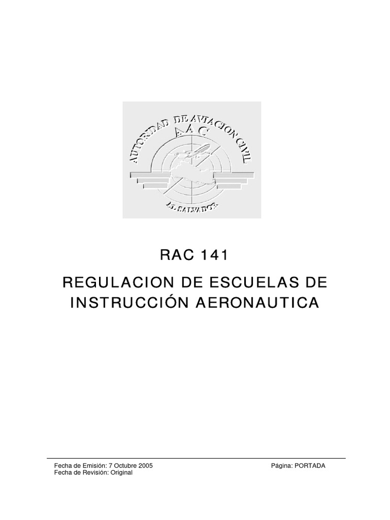 Rac 141 | PDF | Quitarse | Aeropuerto