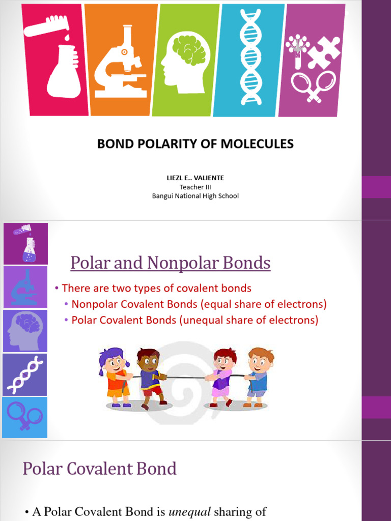Electronegativity and Bond Polarity | PDF | Chemical Polarity | Chemical Bond